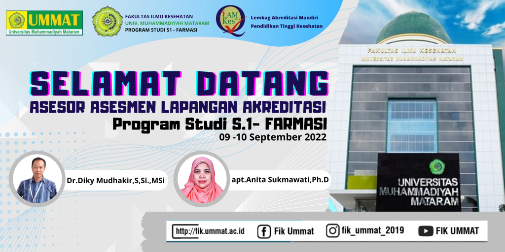 Asesmen Lapangan Luring Akreditasi Program Studi S1 Farmasi FIK UMMAT - Fakultas Ilmu Kesehatan